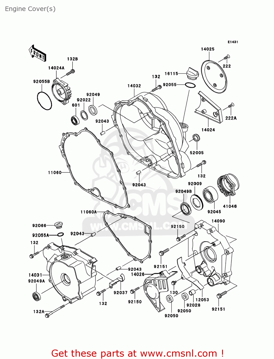 Kawasaki KEF300-B2 LAKOTA SPORT 2002 USA parts lists and schematics