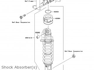 Kawasaki Kawasaki KL650EEF KLR650 2014 USA parts lists and schematics