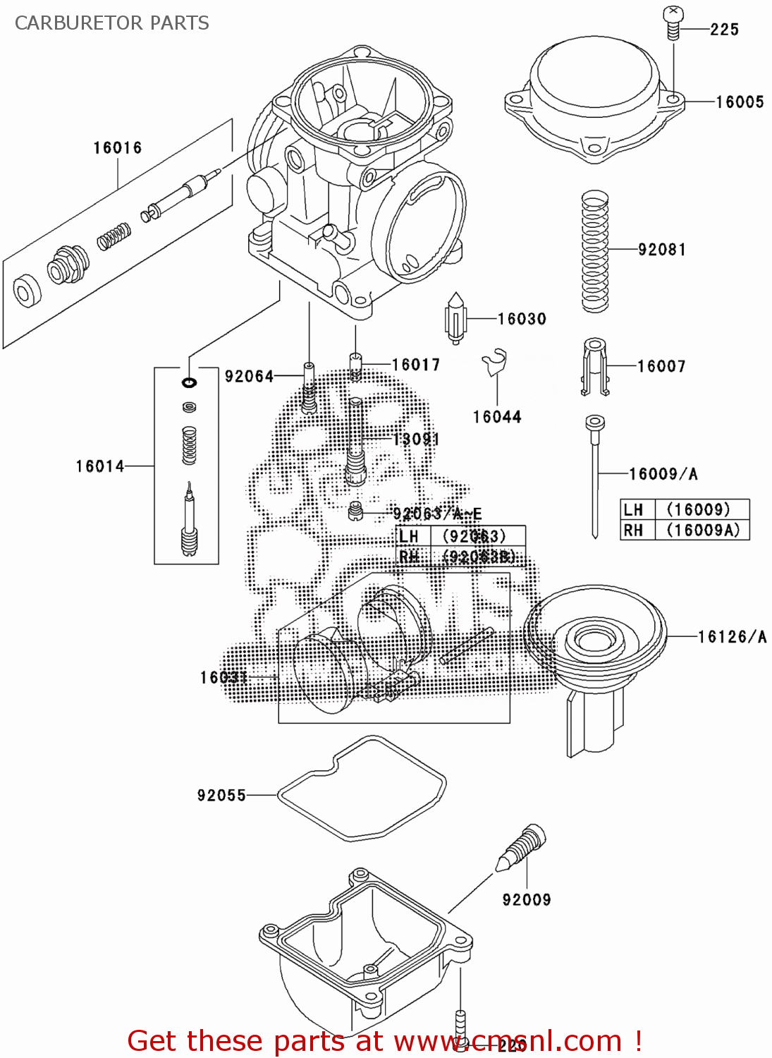 Kawasaki KLE500-A13 2003 EUROPE,MIDDLE EAST,AFRICA parts lists and ...