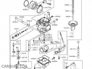 Kawasaki KLF300-C10 KLF3004X4 1998 EUROPE UK AS parts lists and schematics