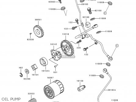 Kawasaki KLF400-B1 BAYOU4004X4 1993 EUROPE UK AS parts lists and schematics