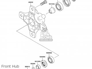 Kawasaki KSV700-B1 KFX700 2004 USA parts lists and schematics