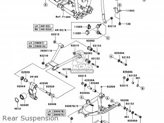 Kawasaki KVF650-F6F BRUTE FORCE 650 4X4I 2006 USA parts lists and ...