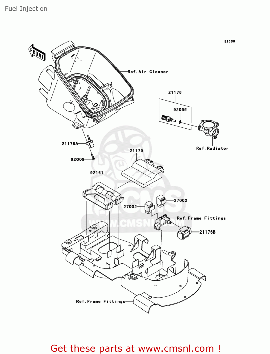 Kawasaki KVF750-E8F BRUTE FORCE 750 4X4I 2008 USA Fuel Injection - buy ...