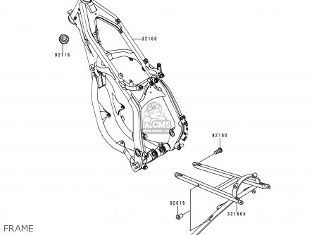 Kawasaki KX250-L2 2000 USA CANADA parts lists and schematics