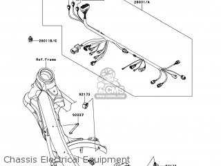 Kawasaki KX250-ZDF KX250F 2013 USA parts lists and schematics