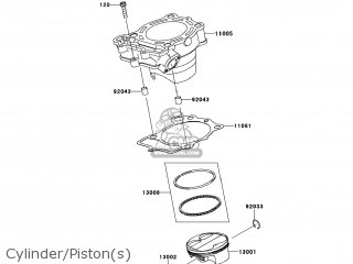 Kawasaki KX250-ZEF KX250F 2014 USA parts lists and schematics