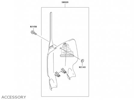 Kawasaki KX500-E13 KX500 2001 USA CANADA parts lists and schematics