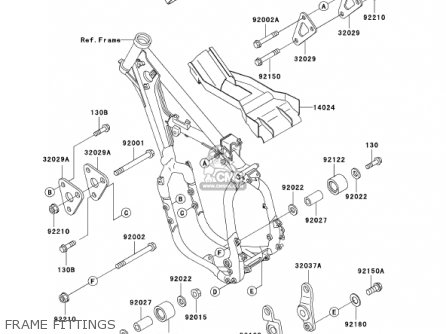 Kawasaki KX500-E13 KX500 2001 USA CANADA parts lists and schematics