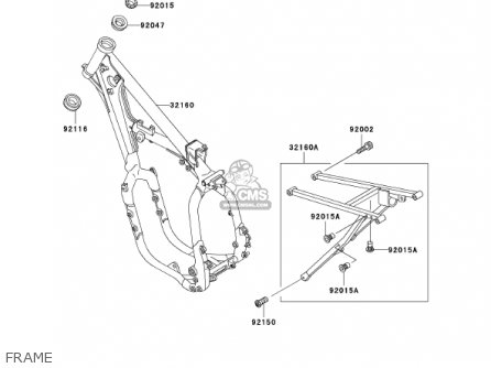 Kawasaki KX500-E13 KX500 2001 USA CANADA parts lists and schematics