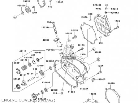 Kawasaki KX85-A2 KX85 2002 USA CANADA parts lists and schematics