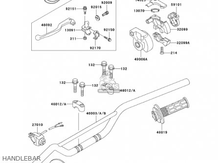 Kawasaki KX85-A2 KX85 2002 USA CANADA parts lists and schematics