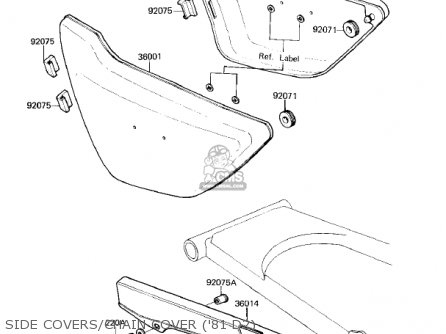 Kawasaki KZ250D1 KZ250 1980 USA CANADA / MPH KPH parts lists and schematics