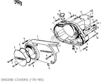 Kawasaki MT1 MINITRAIL 1971 parts lists and schematics