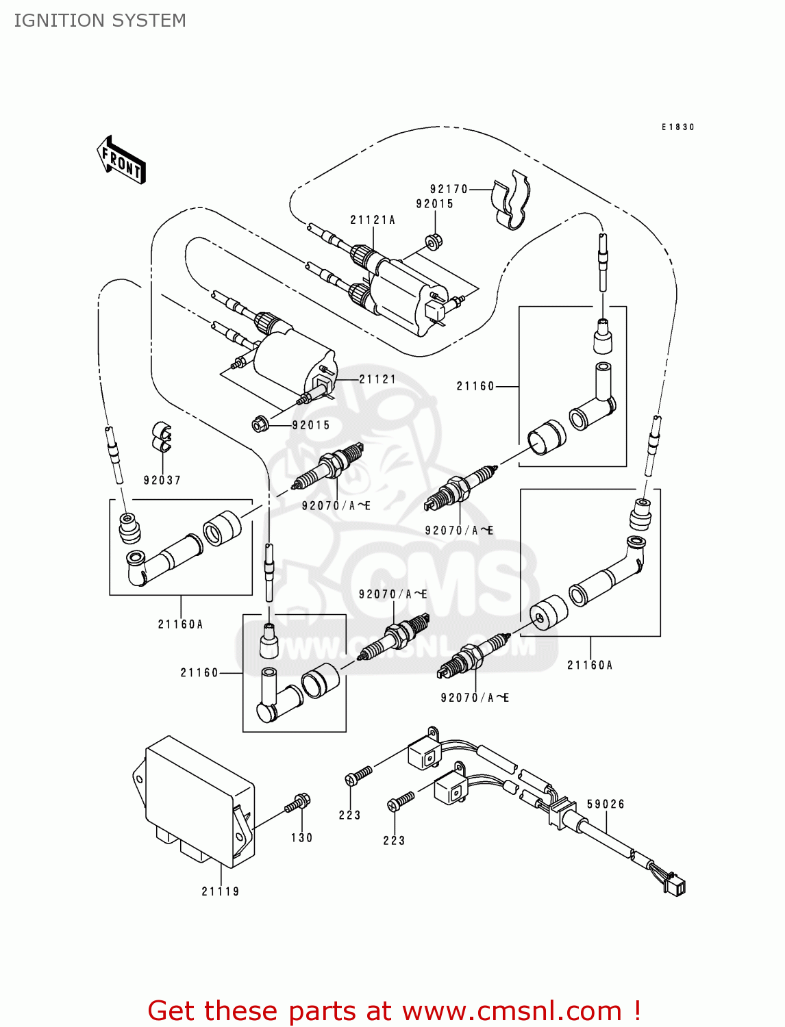 Kawasaki VN1500D1 VULCAN 1500 CLASSIC 1996 USA CALIFORNIA CANADA ...