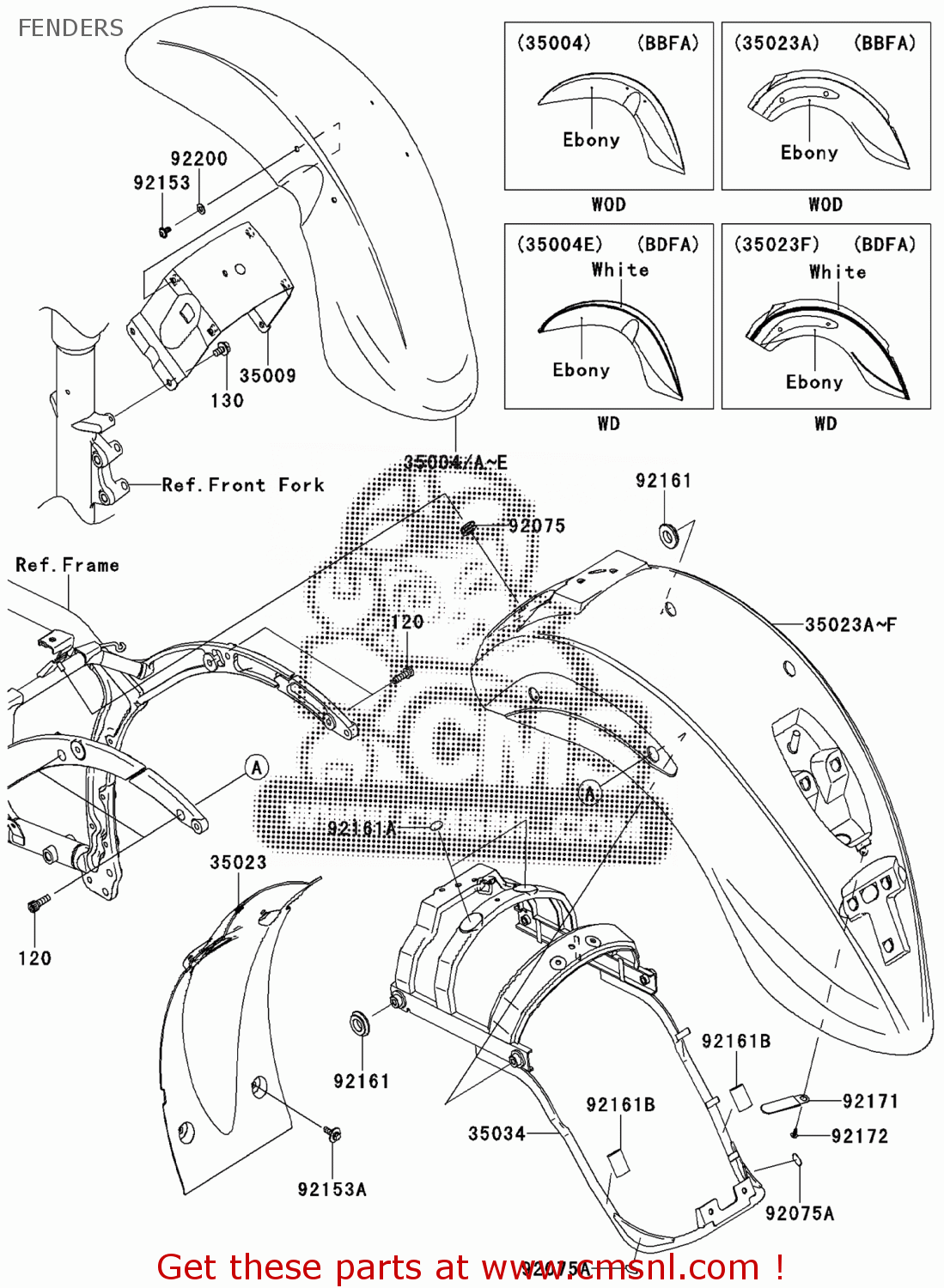 Kawasaki VN900BCF VN900 CLASSIC 2012 EUROPE,MIDDLE EAST,AFRICA,UK ...