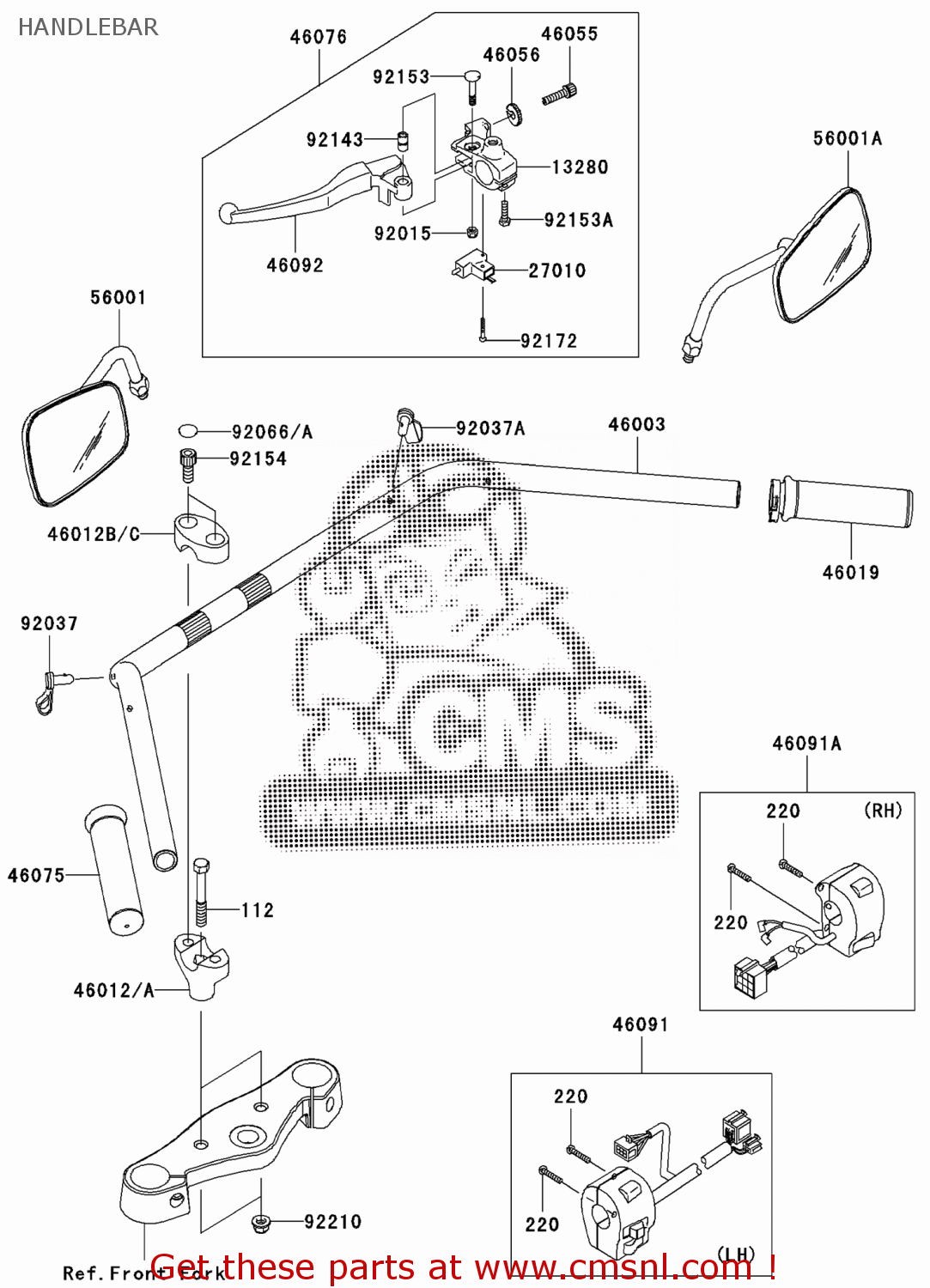 Kawasaki VN900BCF VN900 CLASSIC 2012 EUROPE,MIDDLE EAST,AFRICA,UK ...