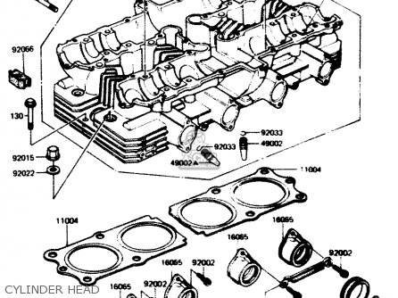 Kawasaki Z1100R1 1984 EUROPE UK NR parts lists and schematics