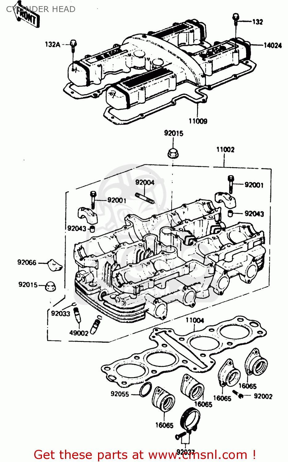 Kawasaki ZX400C3 1987 UNITED KINGDOM SP ST parts lists and schematics