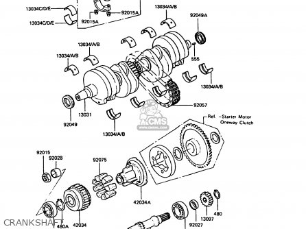 Kawasaki ZX400C4 Z400FII 1991 SPAIN parts lists and schematics