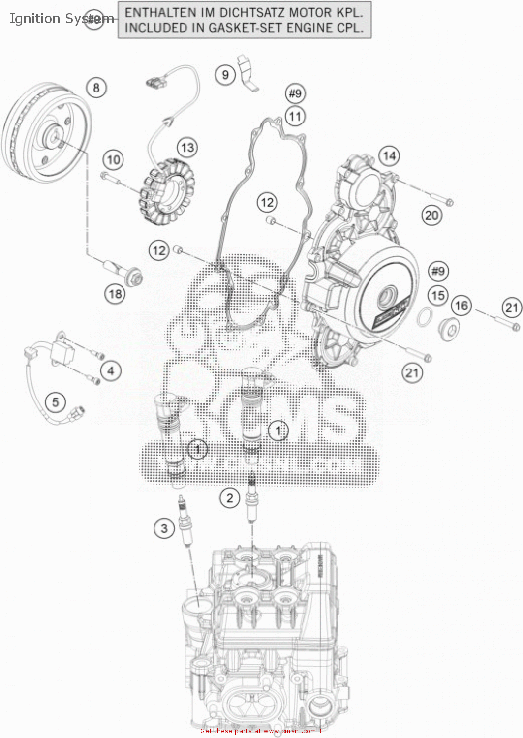 KTM 1290 SUPER ADVENTURE WH ABS Australia 2016 Ignition System - buy ...