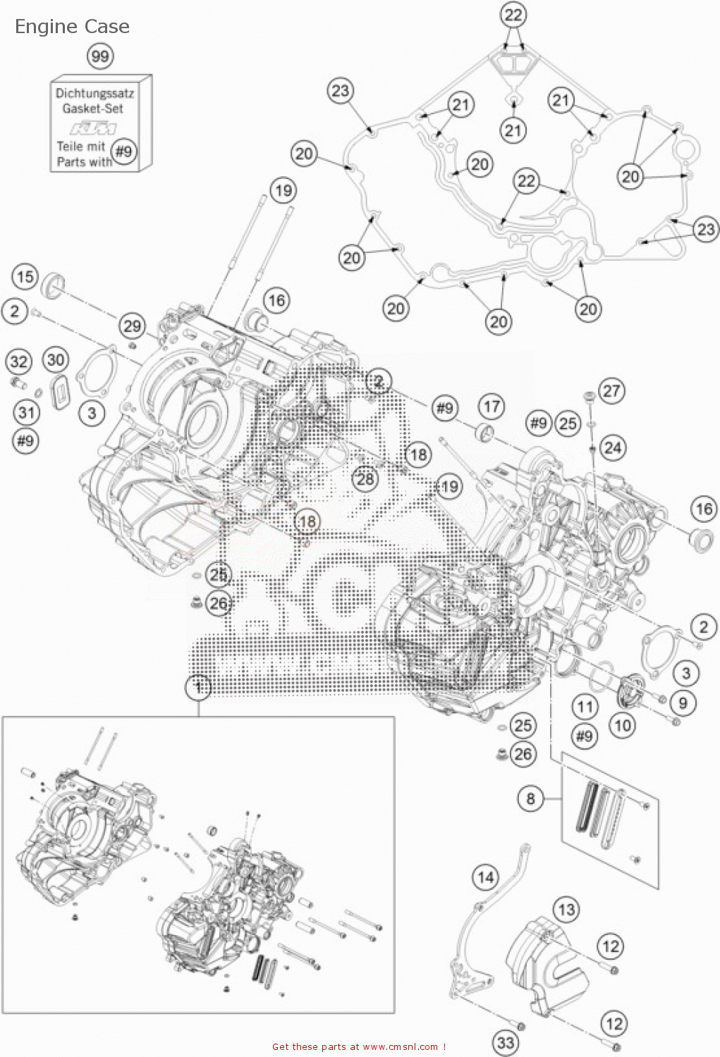 KTM 1290 Super Duke GT, white Japan 2019 parts lists and schematics