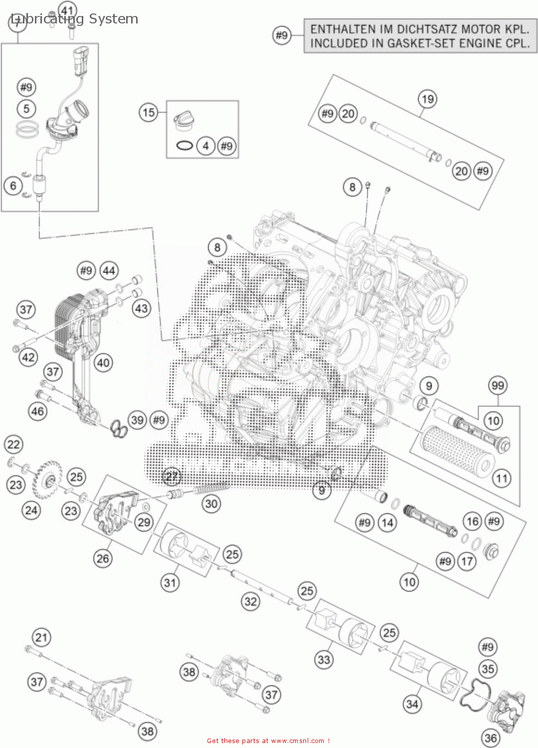 KTM 1290 Super Duke GT, white Japan 2019 parts lists and schematics