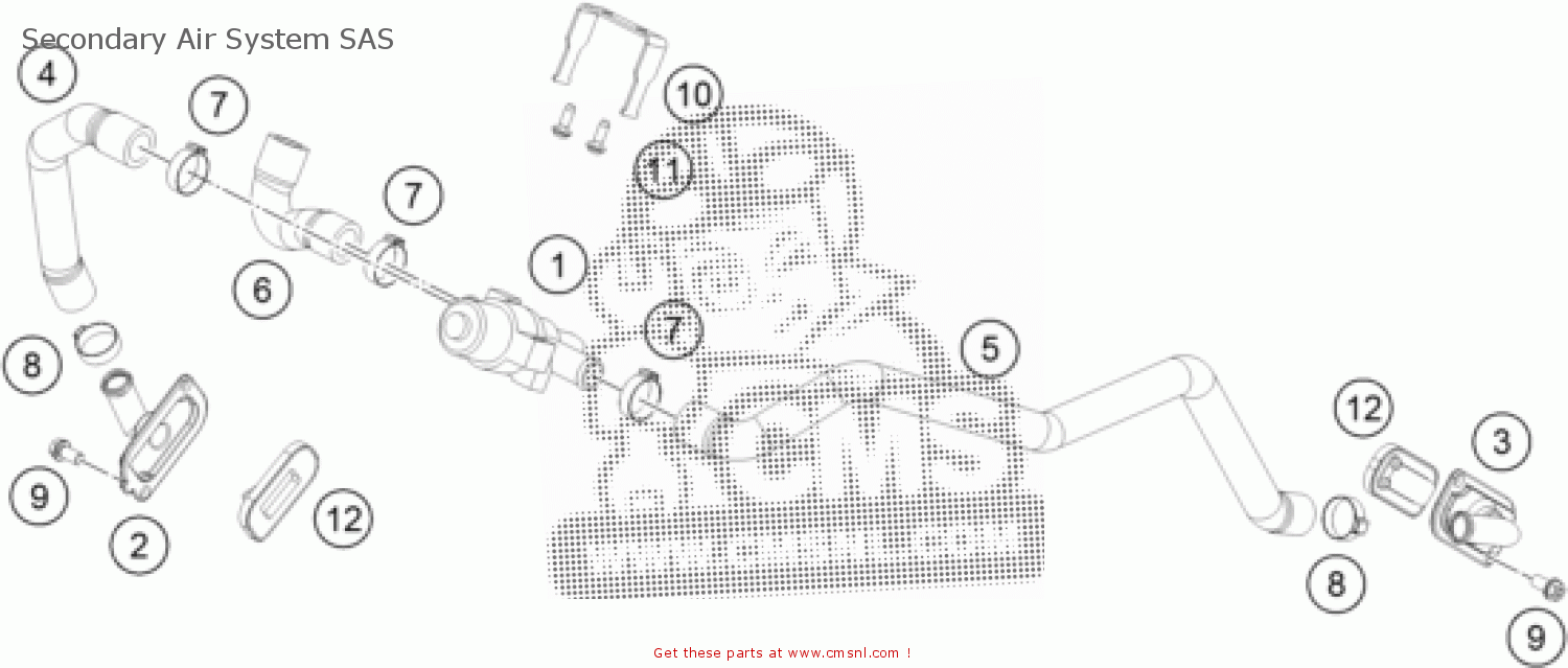 KTM 1290 Super Duke GT, black Europe 2018 Secondary Air System SAS ...