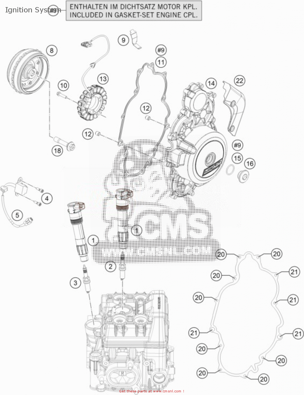 KTM 1290 Super Duke GT, black Japan 2019 Ignition System - buy original ...