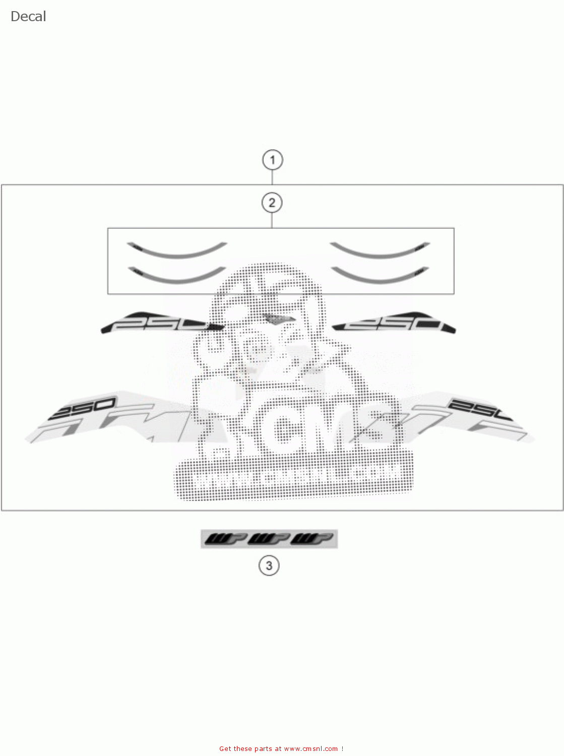 KTM 250 Duke, orange, CKD Malaysia 2017 parts lists and schematics