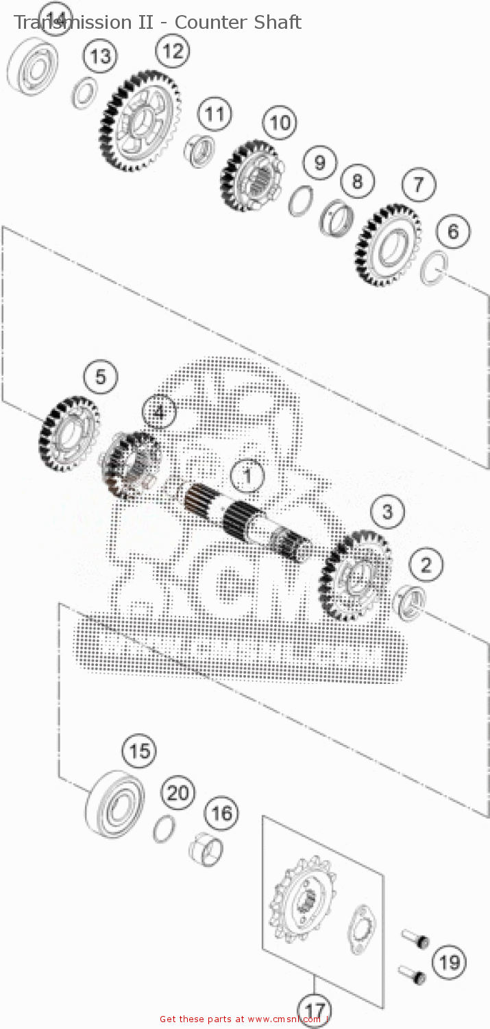 KTM 250 Duke, orange, CKD Philippines 2019 parts lists and schematics