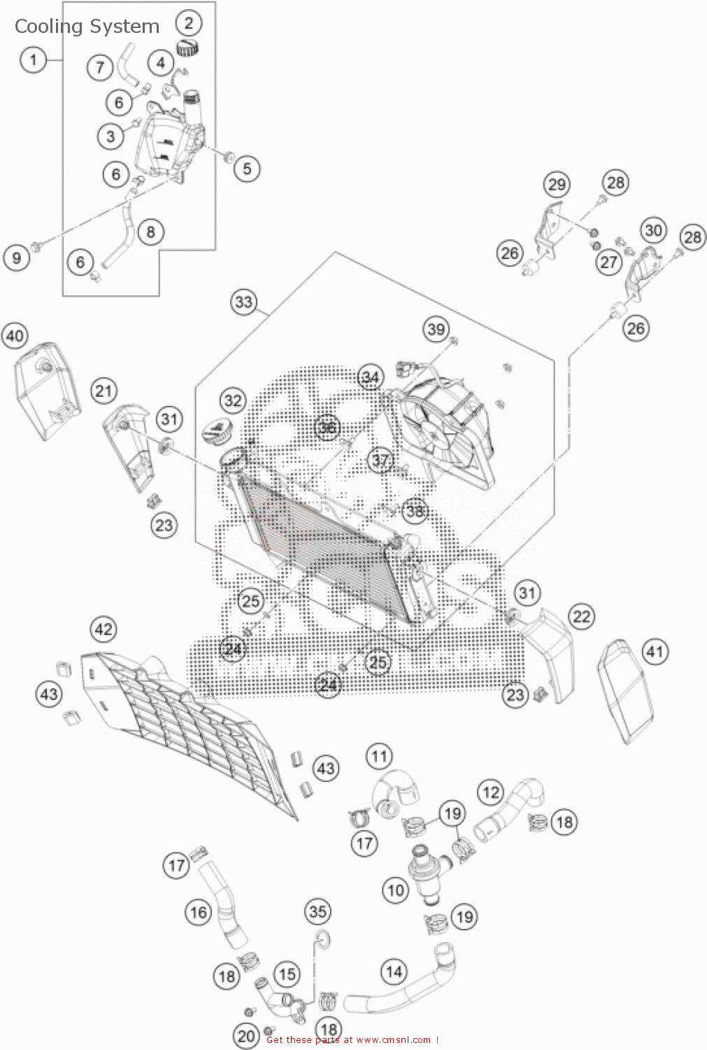 KTM KTM 250 DUKE WHITE ABS CKD Malaysia 2015 parts lists and schematics