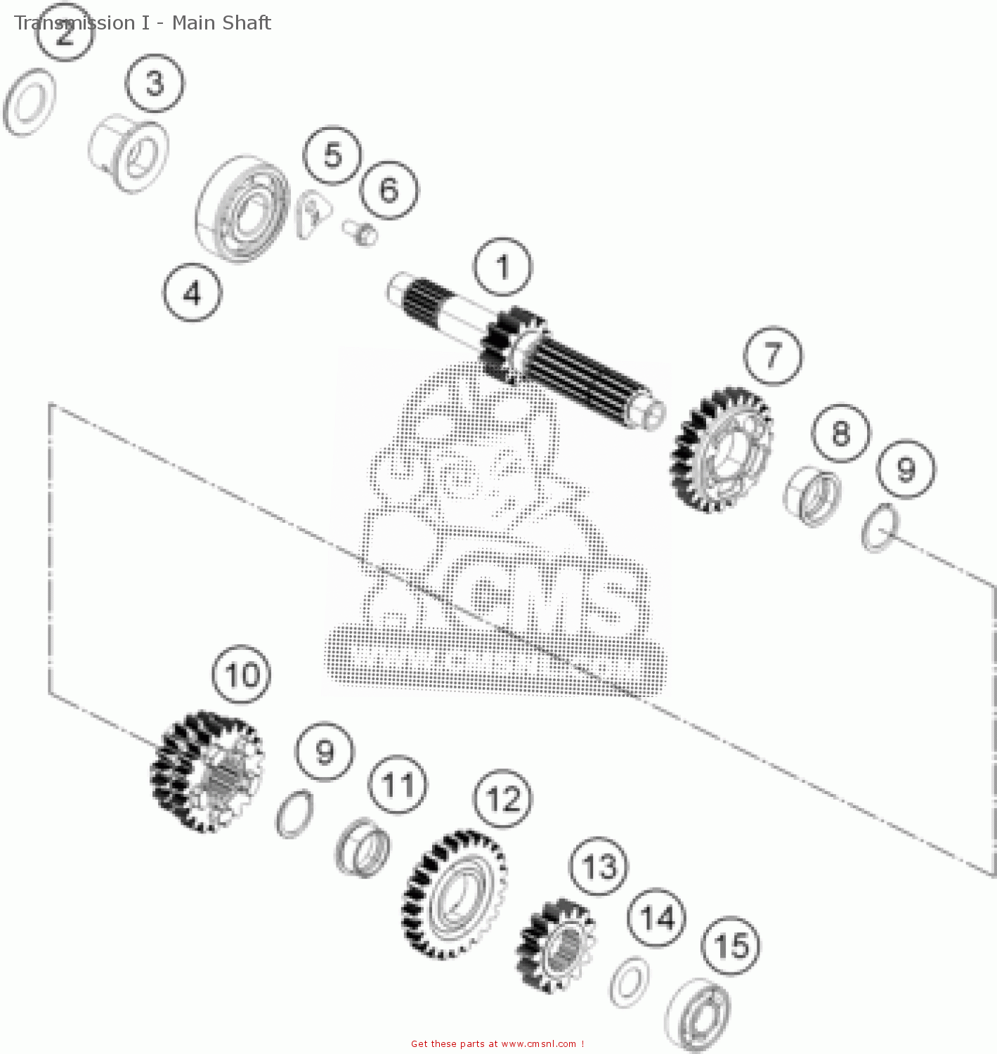 KTM 390 Duke, white - CKD Argentina 2018 parts lists and schematics
