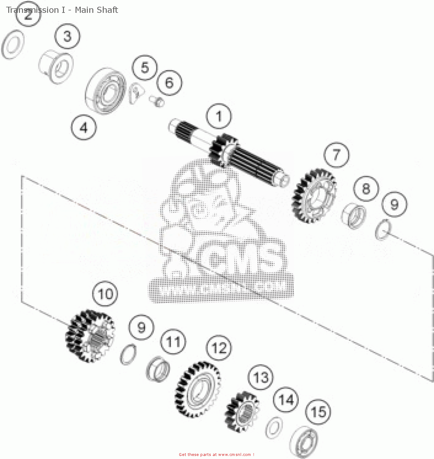 KTM 390 Duke, white - CKD Argentina 2019 parts lists and schematics
