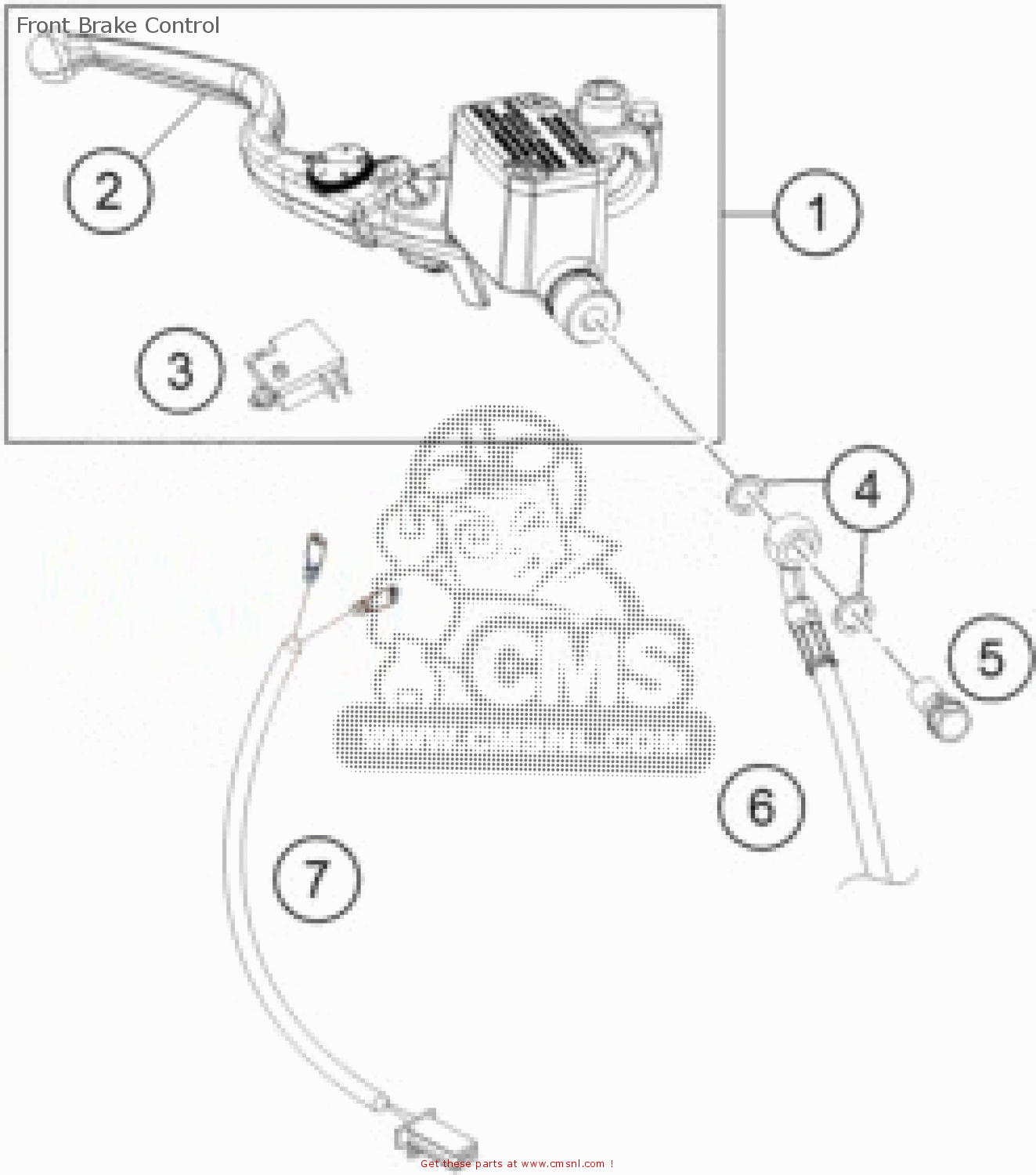 KTM 390 Duke, orange - CKD Colombia 2019 Front Brake Control - buy ...