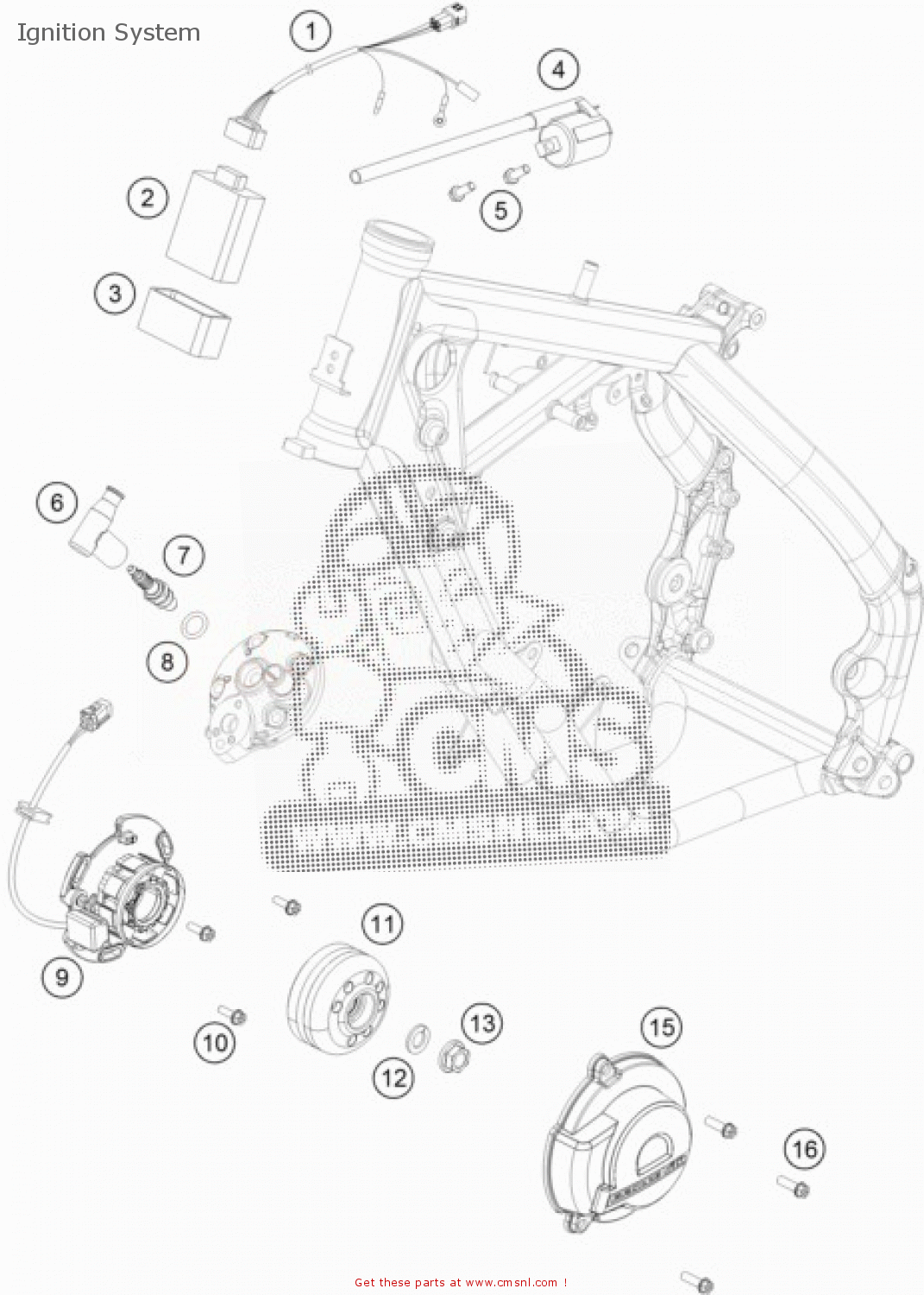KTM 65 SX Europe 2019 Ignition System - buy original Ignition System ...