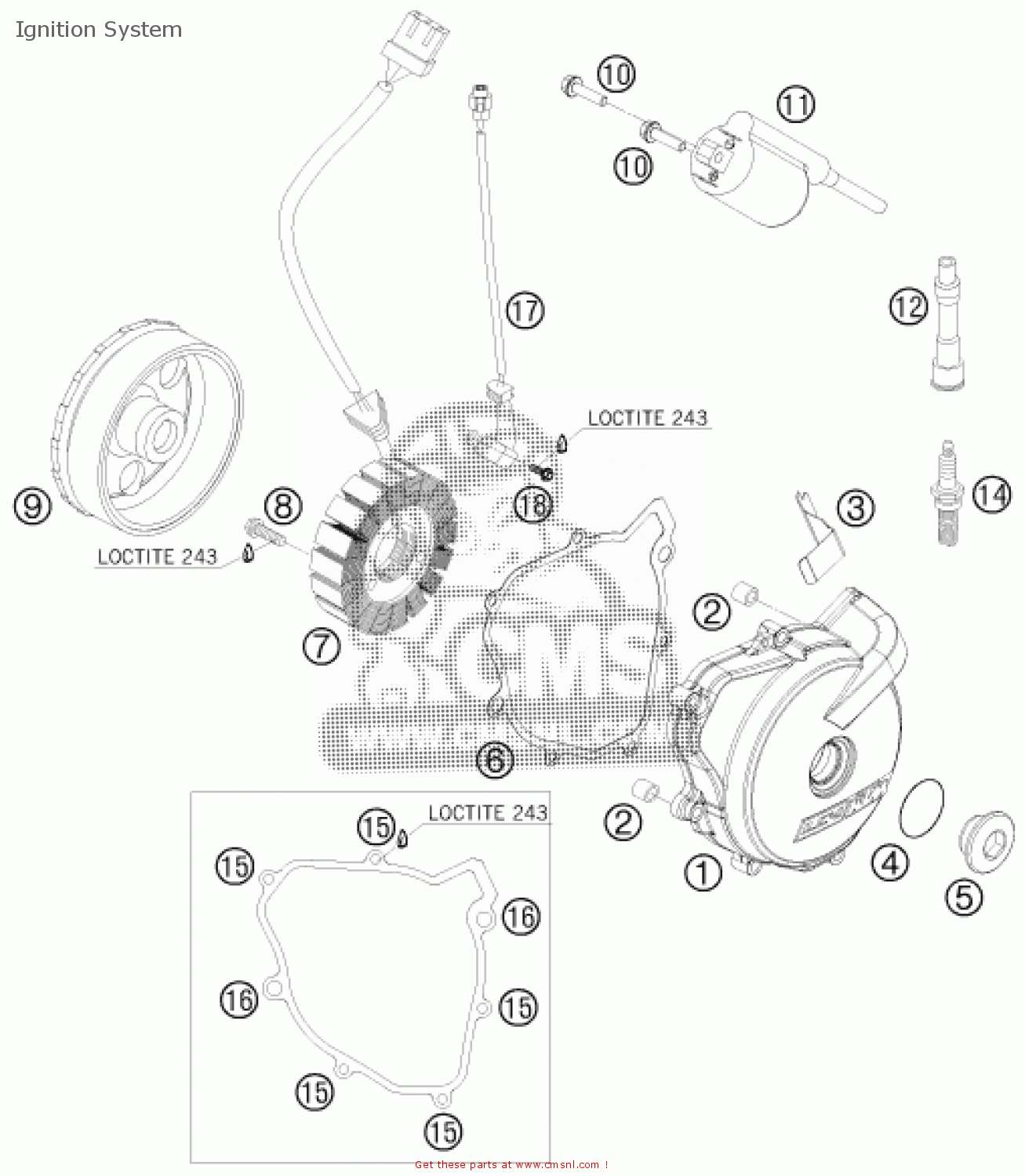 KTM 690 SMC Europe 2008 Ignition System - buy original Ignition System ...