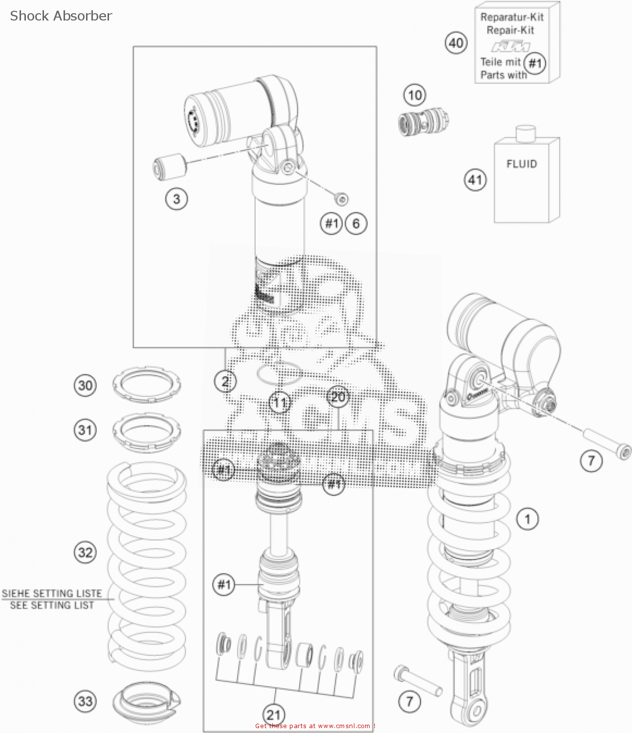 KTM 690 SMC Europe 2011 Shock Absorber - buy original Shock Absorber ...