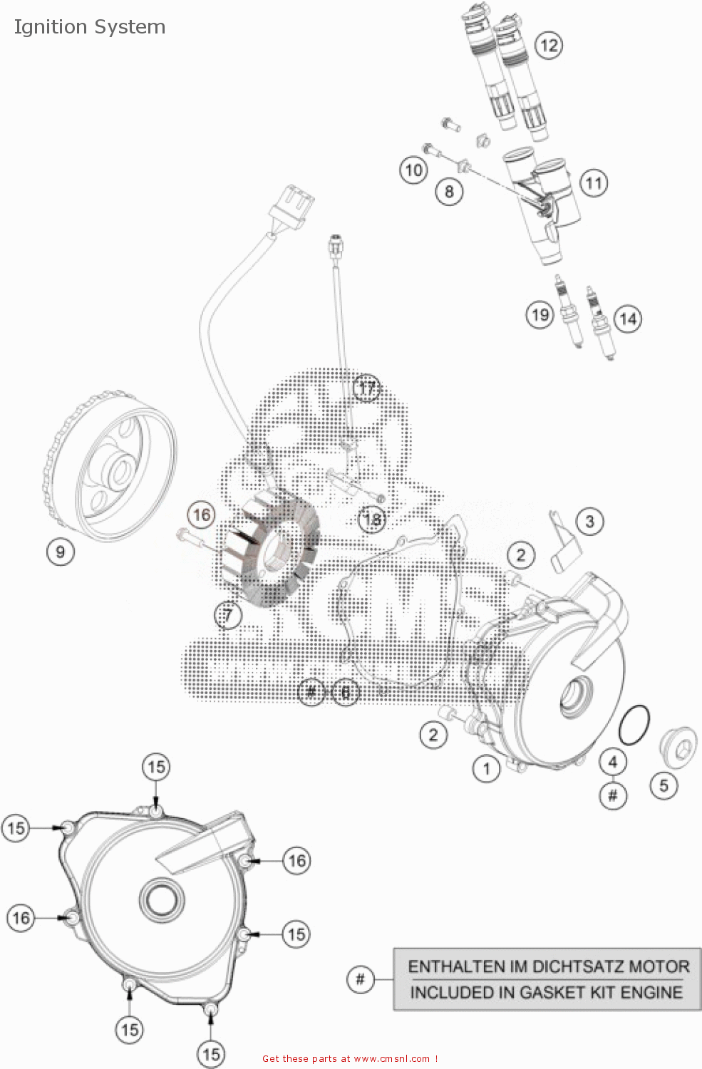 KTM 690 SMC R USA 2019 Ignition System - buy original Ignition System ...