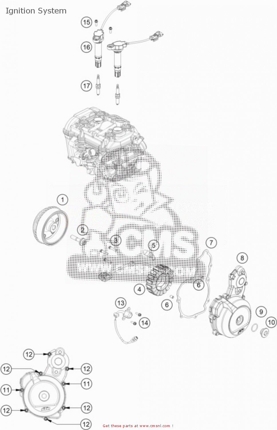 KTM 790 Adventure R EU 2020 Ignition System - buy original Ignition ...