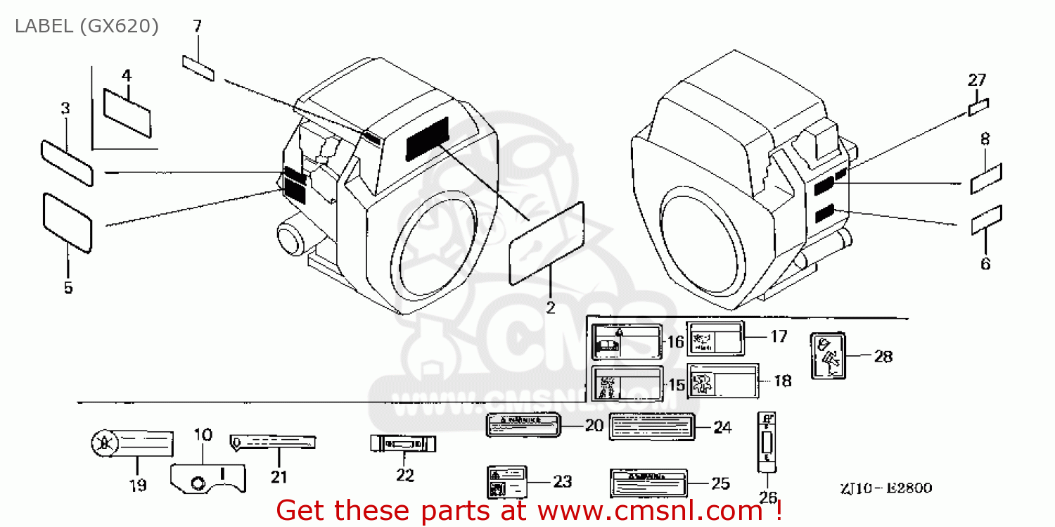 LABEL,SPEC GX620 for GX620\QXA6\14ZJ11E2 - order at CMSNL