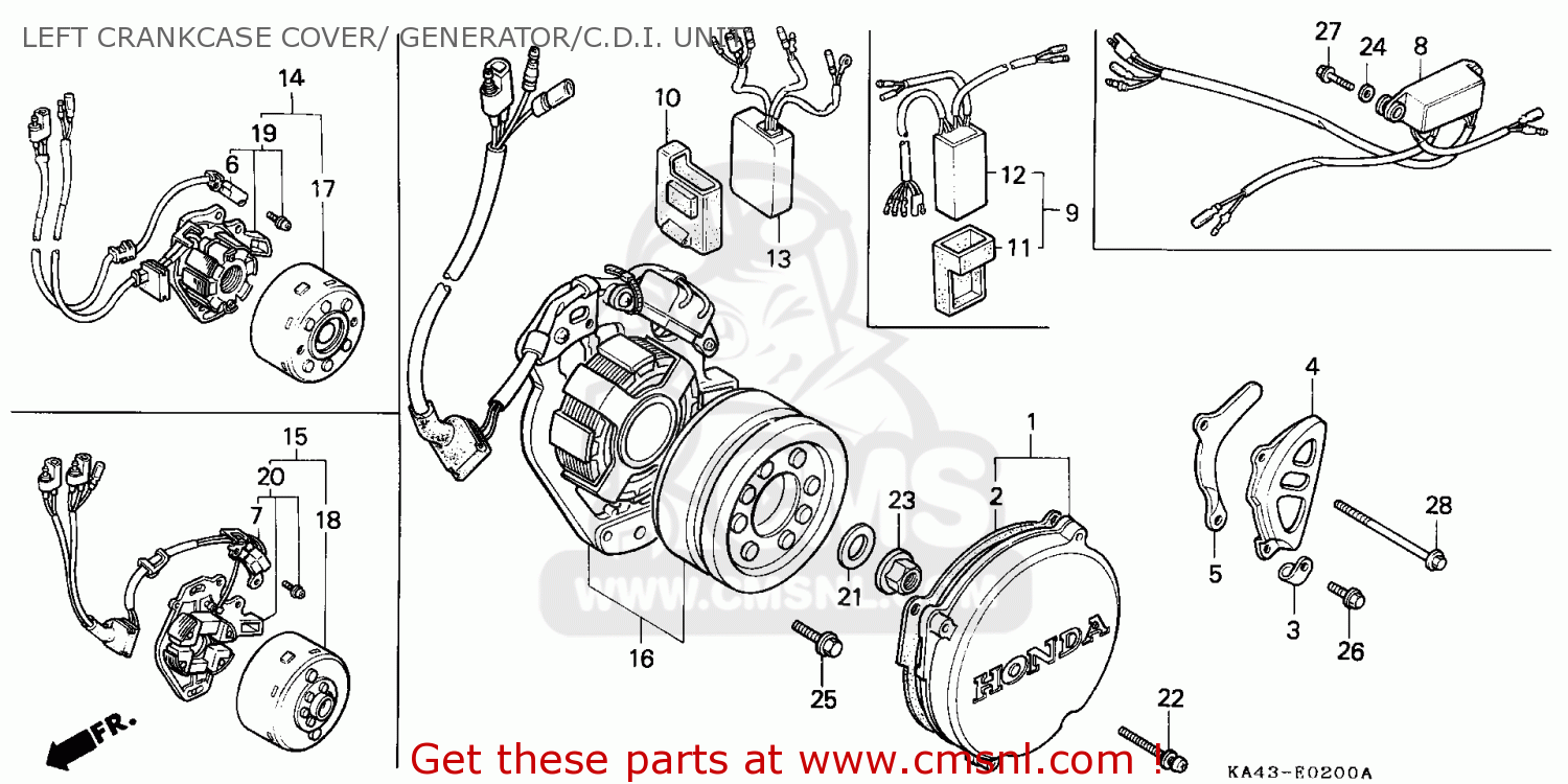 31110KS7832: Flywheel Comp.(ko Honda - buy the 31110-KS7-832 at CMSNL