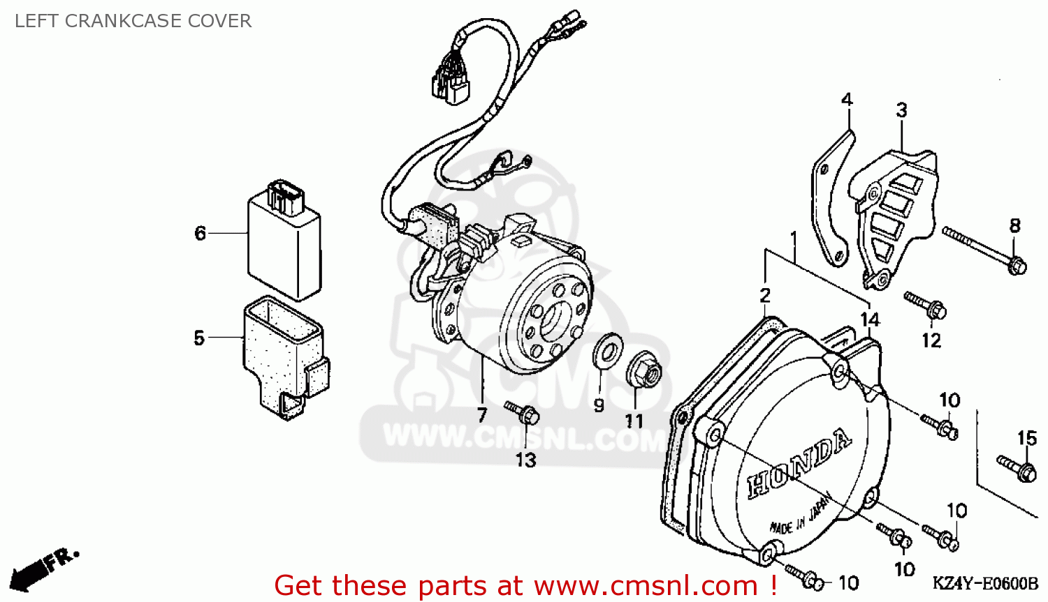 31100KZ4J30: Ac Gen.flywheel Honda - buy the 31100-KZ4-J30 at CMSNL