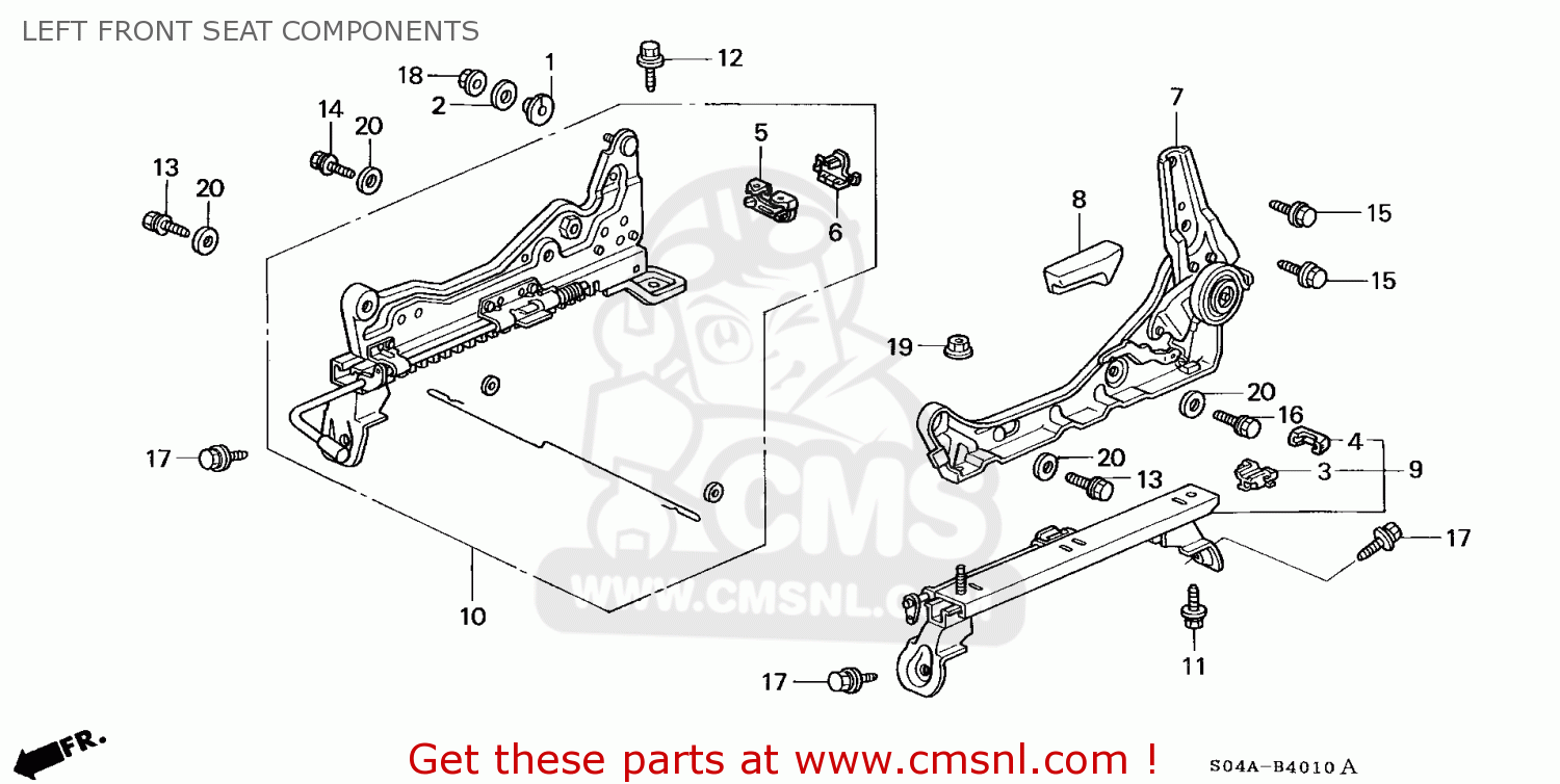 81631S0XA00ZF: Knob, L. *yr164l* Honda - buy the 81631-S0X-A00ZF at CMSNL