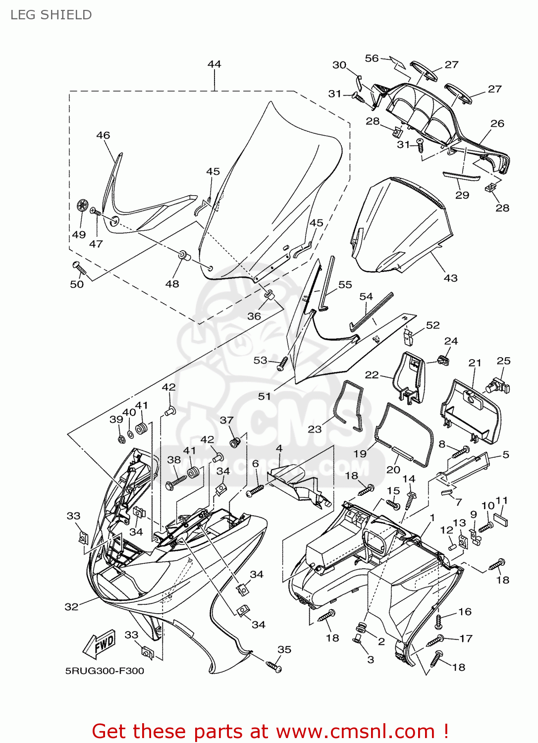 5RU2834G00P0: Mole 5 Yamaha - buy the 5RU-2834G-00-P0 at CMSNL
