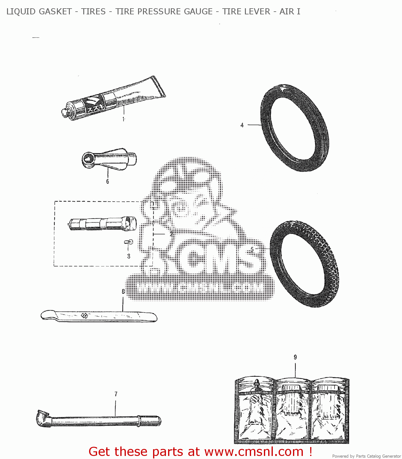 0004109790: Repair Lamp Ass'y Suzuki - buy the 00041-09790 at CMSNL