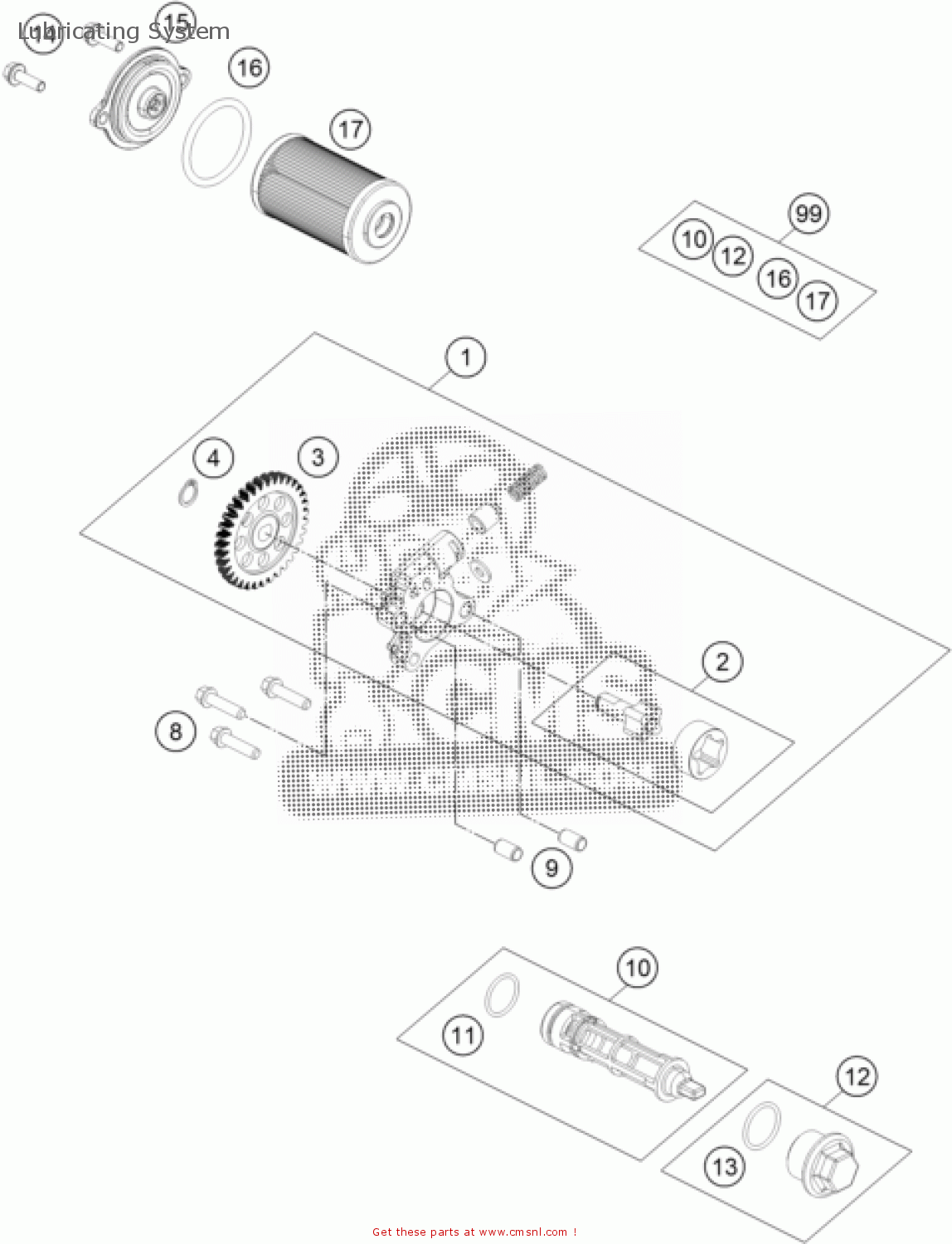 CLOSURE CAP OIL SCREEN for 390 Duke, orange - CKD Brazil 2018 - order ...
