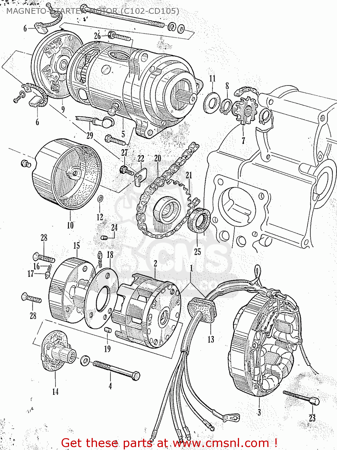 31101003015: Rotor, A.c Dynamo Honda - buy the 31101-003-015 at CMSNL
