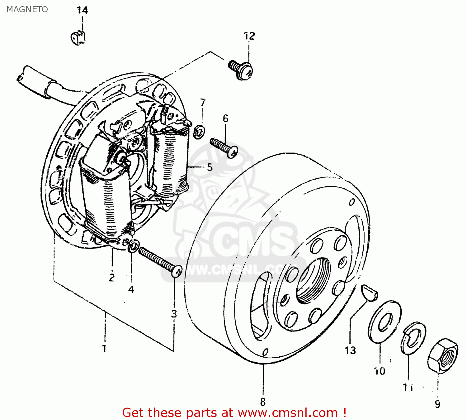 3210246330: Rotor Suzuki - buy the 32102-46330 at CMSNL