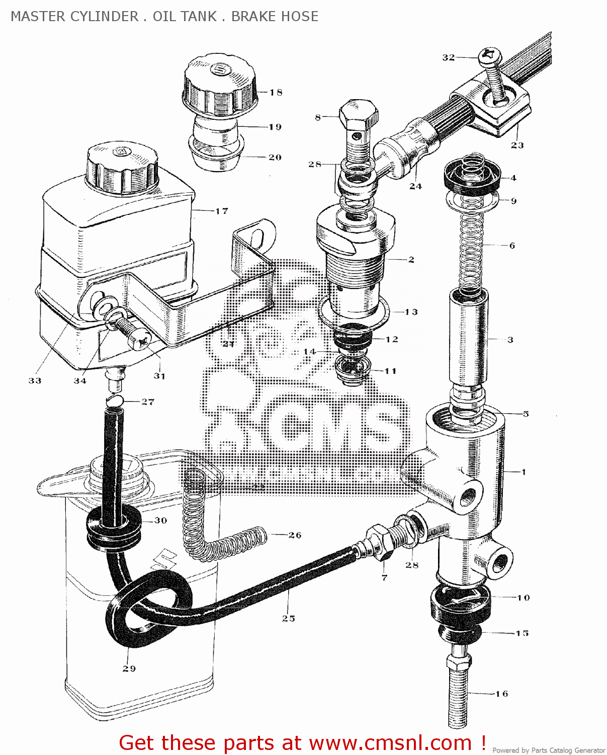 TA4373A: Master Piston Push Rod Suzuki - buy the TA437-3A at CMSNL